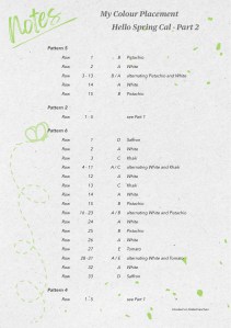 Hello Spring Cal – Part 2 – Hooked on Häkelmaschen
