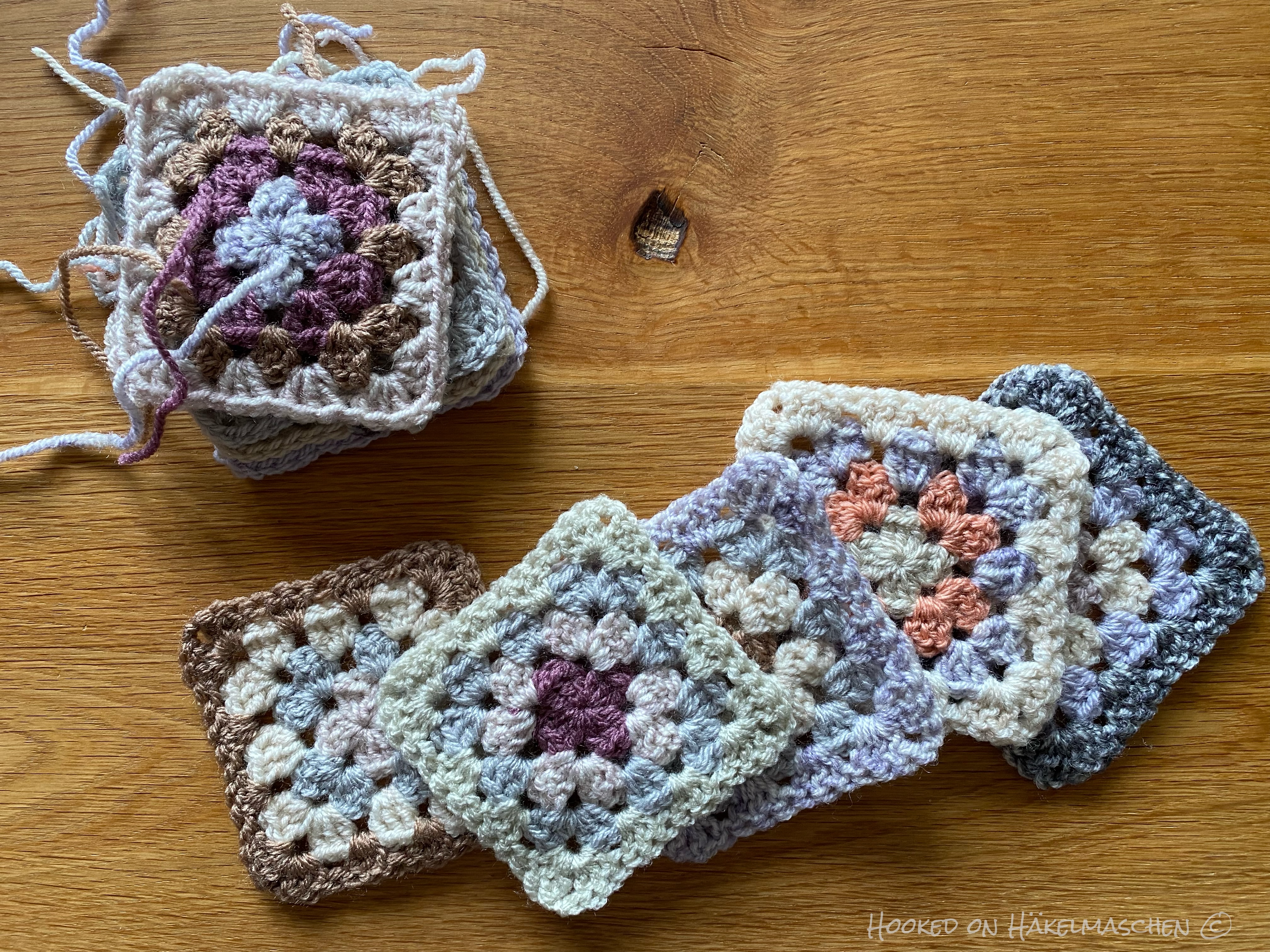 My first traditional Granny Square – Hooked on Häkelmaschen