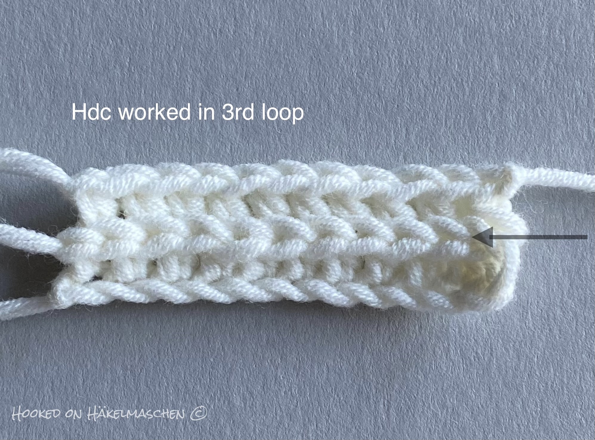 Working in the Third Loop – Hooked on Häkelmaschen