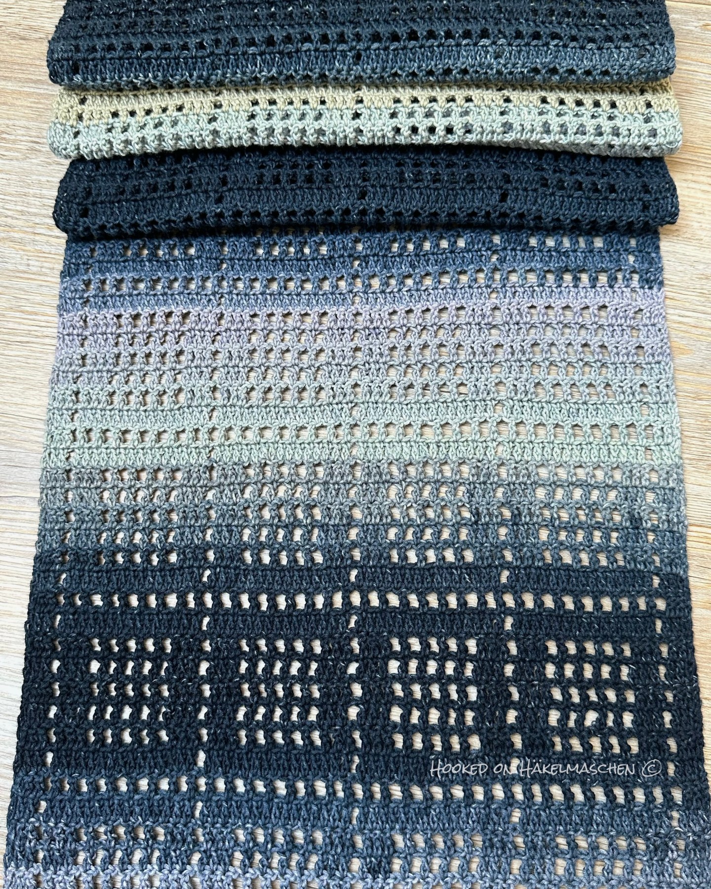 Easy Filet Crochet Shawl Pattern – Little Boxes Shawl – Hooked on ...