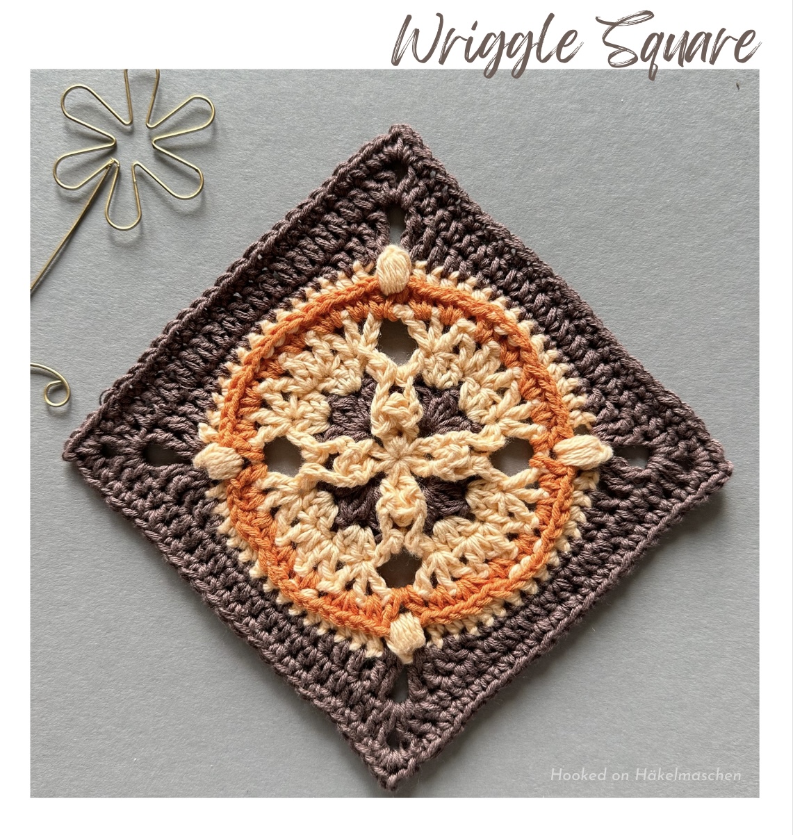 Beautiful 6 Inch Squares – designed by Pam – Hooked on Häkelmaschen